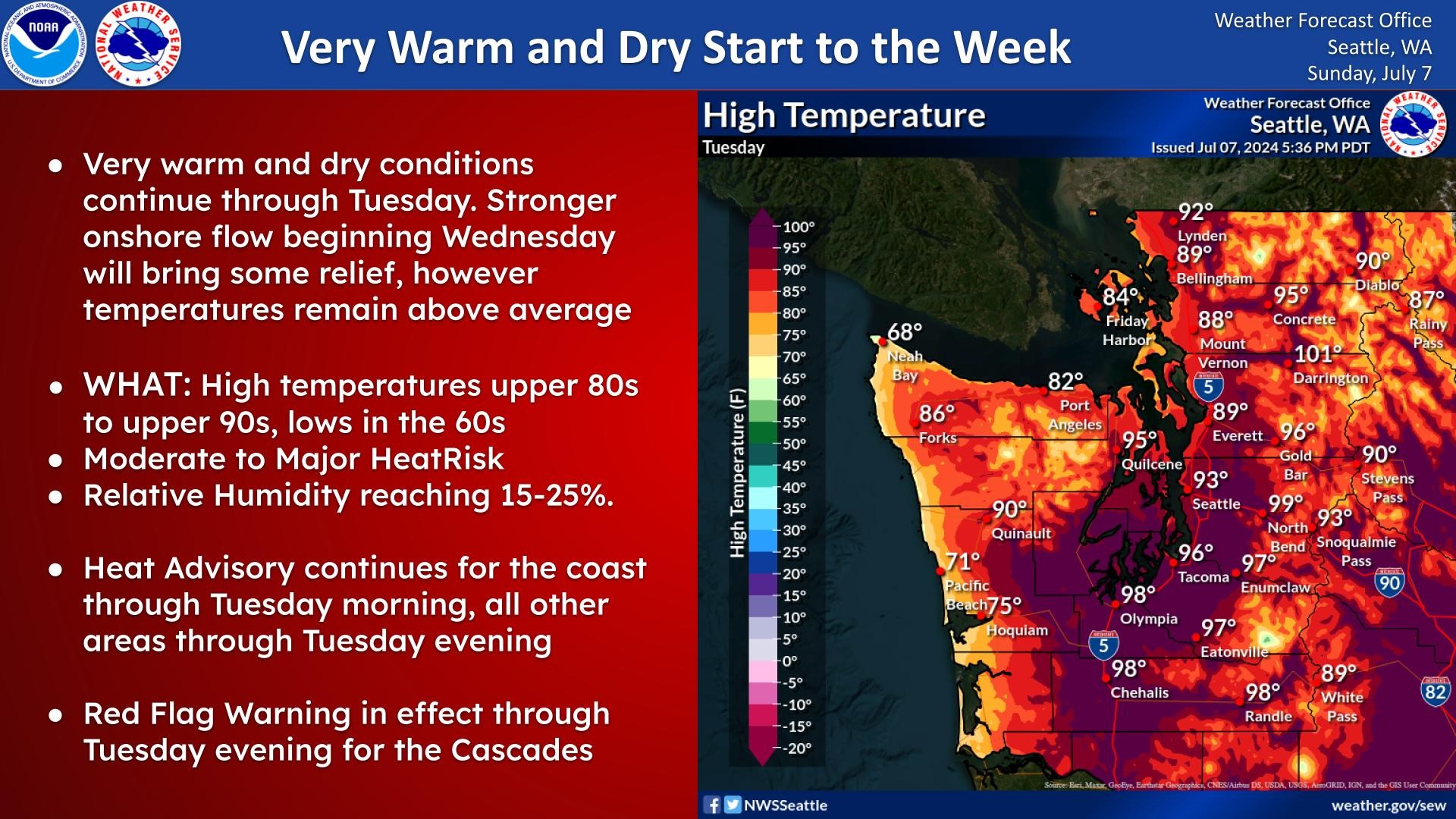 Heat advisory remains in effect for Whatcom, Skagit Counties | Classic ...