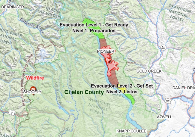Growing Pioneer Fire prompts evacuation orders on north shore of Lake ...