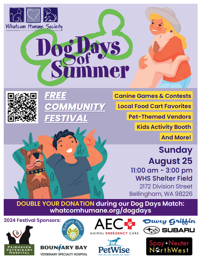 Whatcom Humane Society to host Dog Days of Summer Festival - My ...