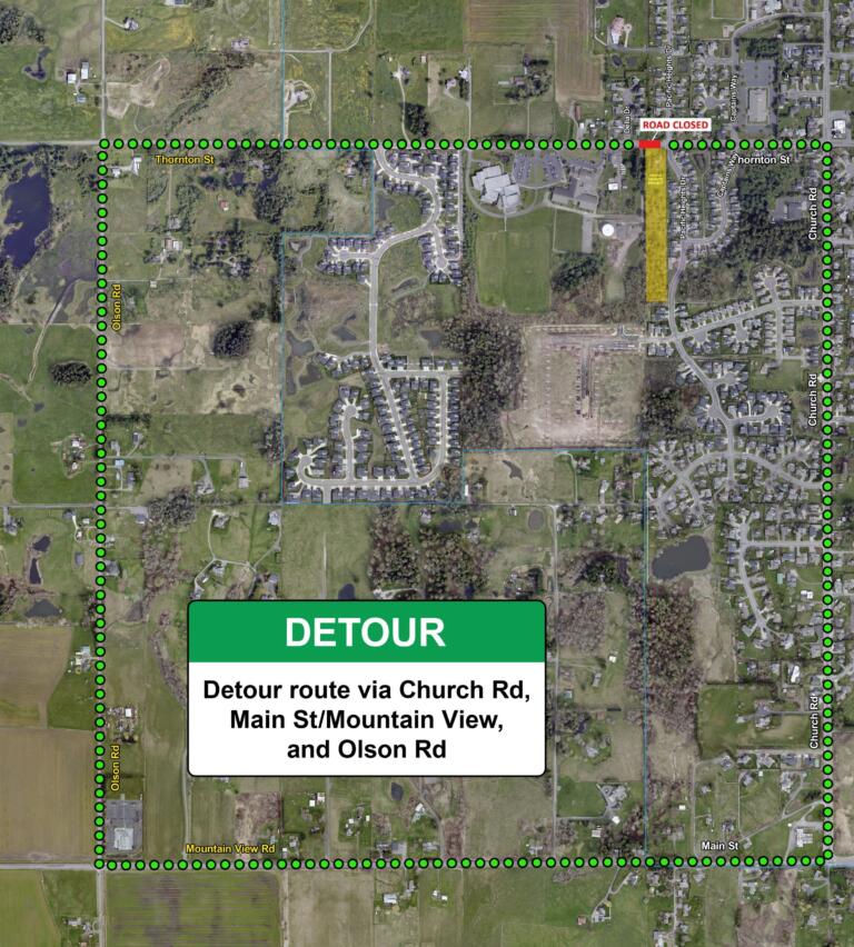 Detour planned for Thornton Street in Ferndale | KAFE 104.1
