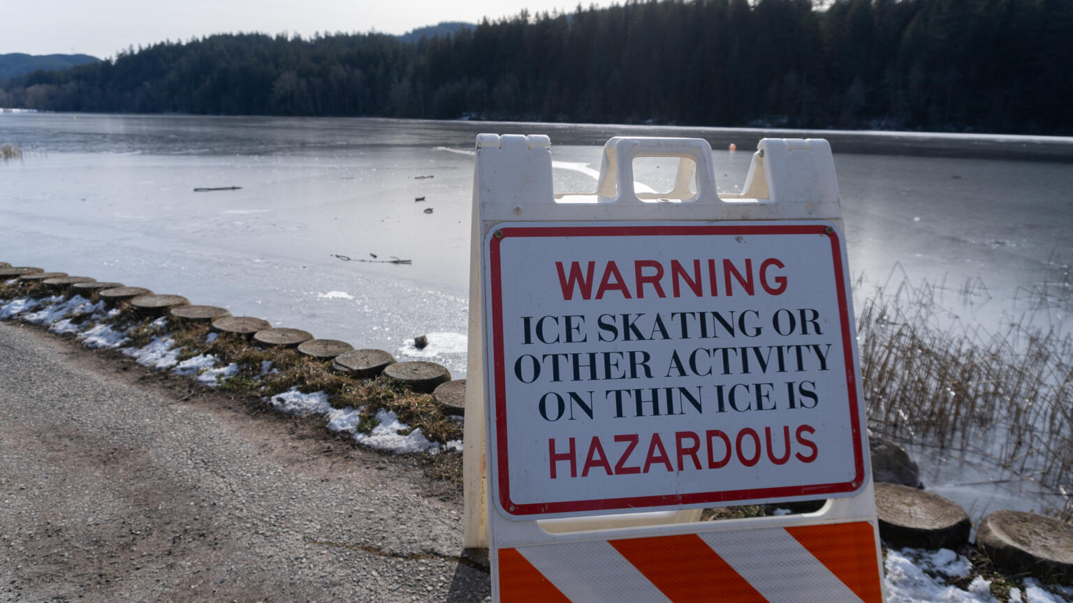 Two Bellingham men ice skate and bike across a frozen Lake Padden - My ...