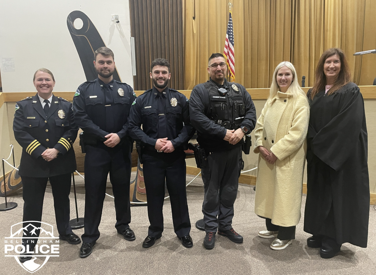 Bellingham Police welcomes three new officers to the department - My Bellingham Now