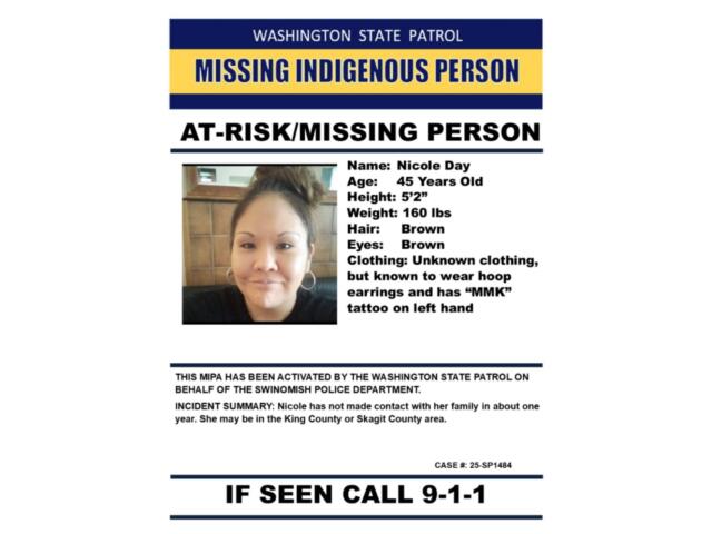 Washington State Patrol searches for missing Indigenous woman in Skagit ...